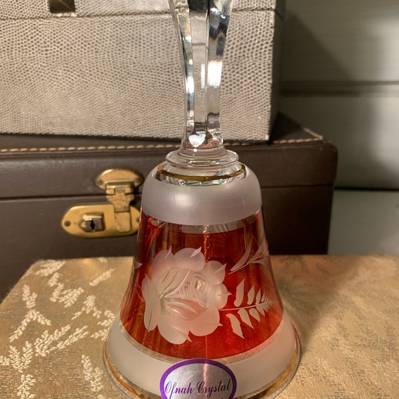Vintage | Accents | Vintage Ofnah Crystal Bell B3 | Poshmark